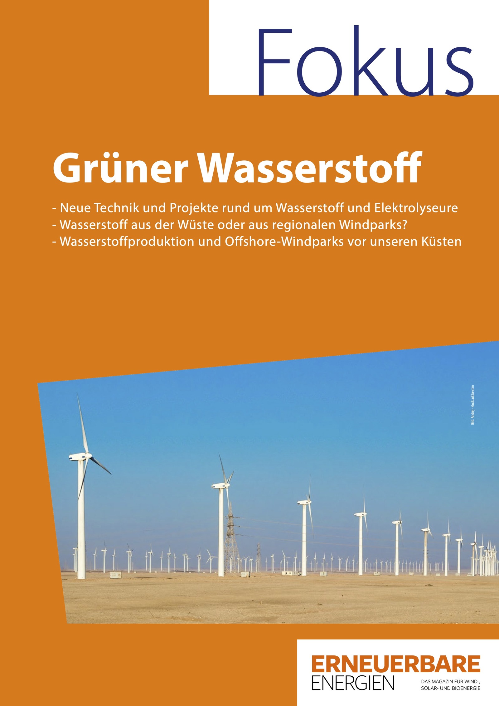 Grüner Wasserstoff - ERNEUERBARE ENERGIEN