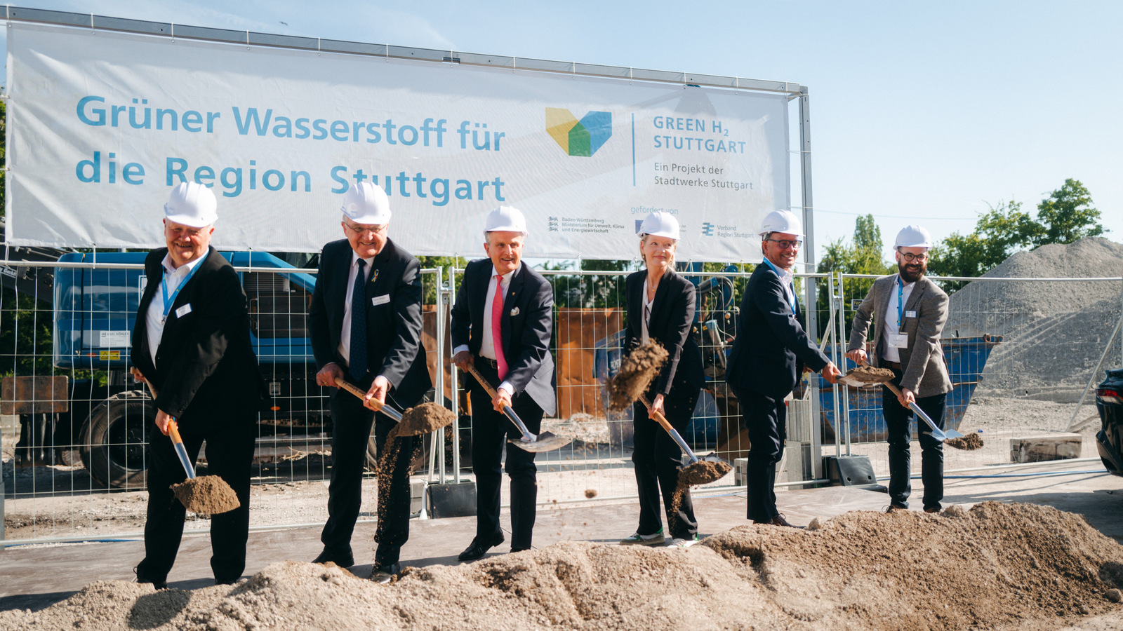 Stuttgarter Stadtwerke starten Bau von Wasserstoff-Hub